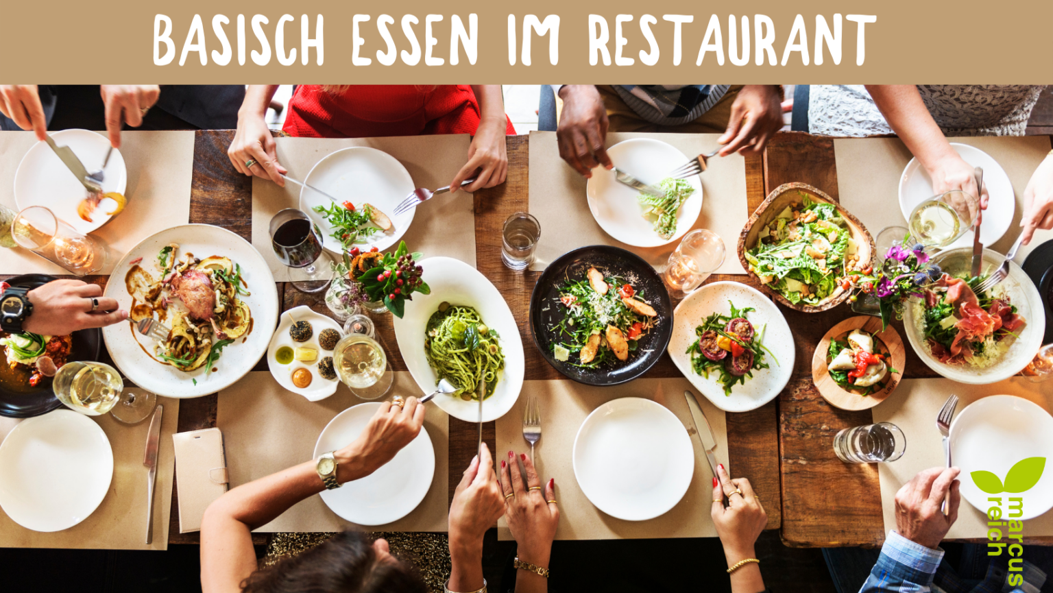 Basisch essen im Restaurant - Marcus Reich